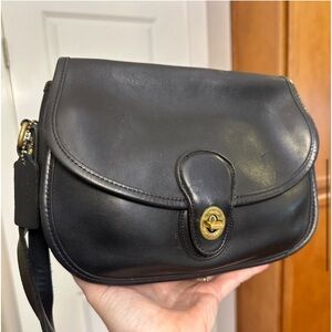 Coach | Bags | Vintage Coach Prairie Leather Brass Turnlock Hangtag ...